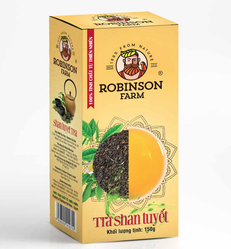 Robinson Farm Tea Box With Oolong Peach, Shan Tuyết, Thai Nguyen Tea F ...