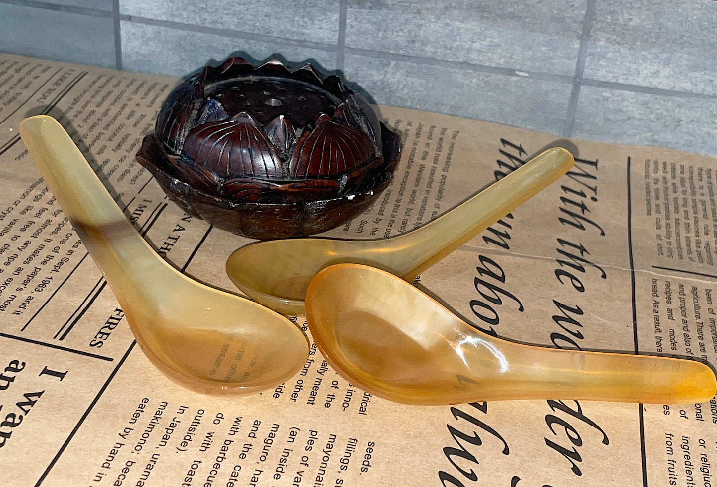 Handcrafted Vietnamese Buffalo Horn Spoon – Vietsway.com