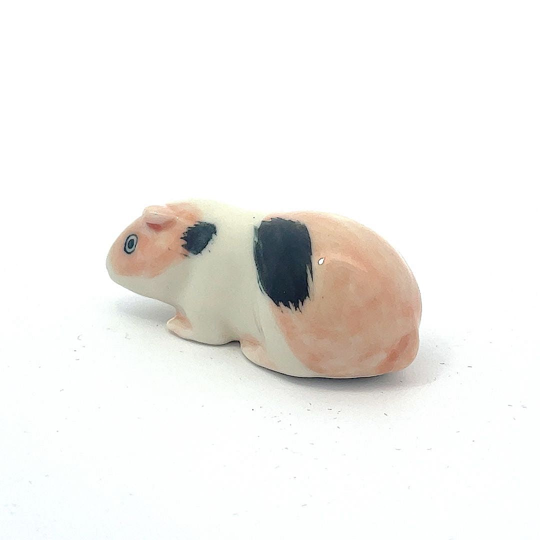 Guinea Pigs Ceramic Figurines Animal Miniature Collectible Decor ...
