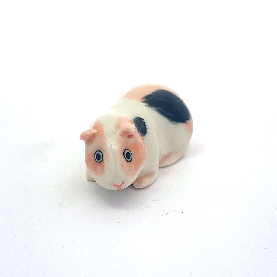 Guinea Pigs Ceramic Figurines Animal Miniature Collectible Decor ...