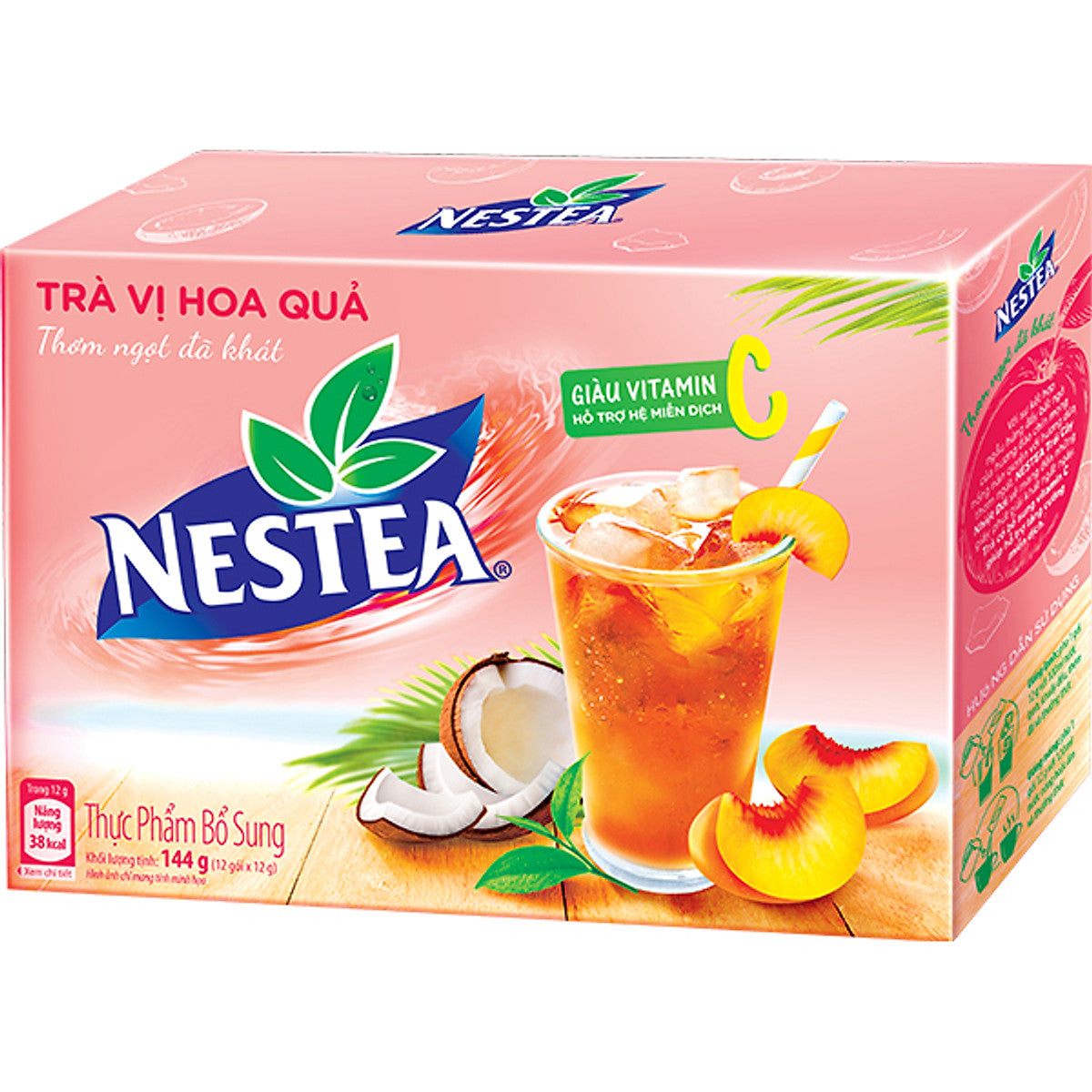 Nestea Instant Tea - Fruits & Berry Hibiscus, Lemon, Jasmine Flavour ...