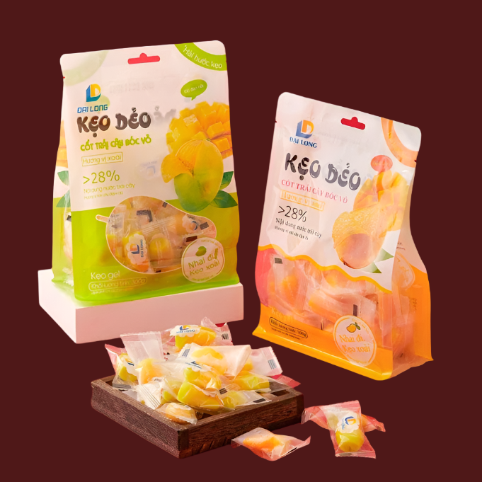 Dai Long Vietnamese Peelable Mango Candy With 2 Flavours: Ripe Mango ...